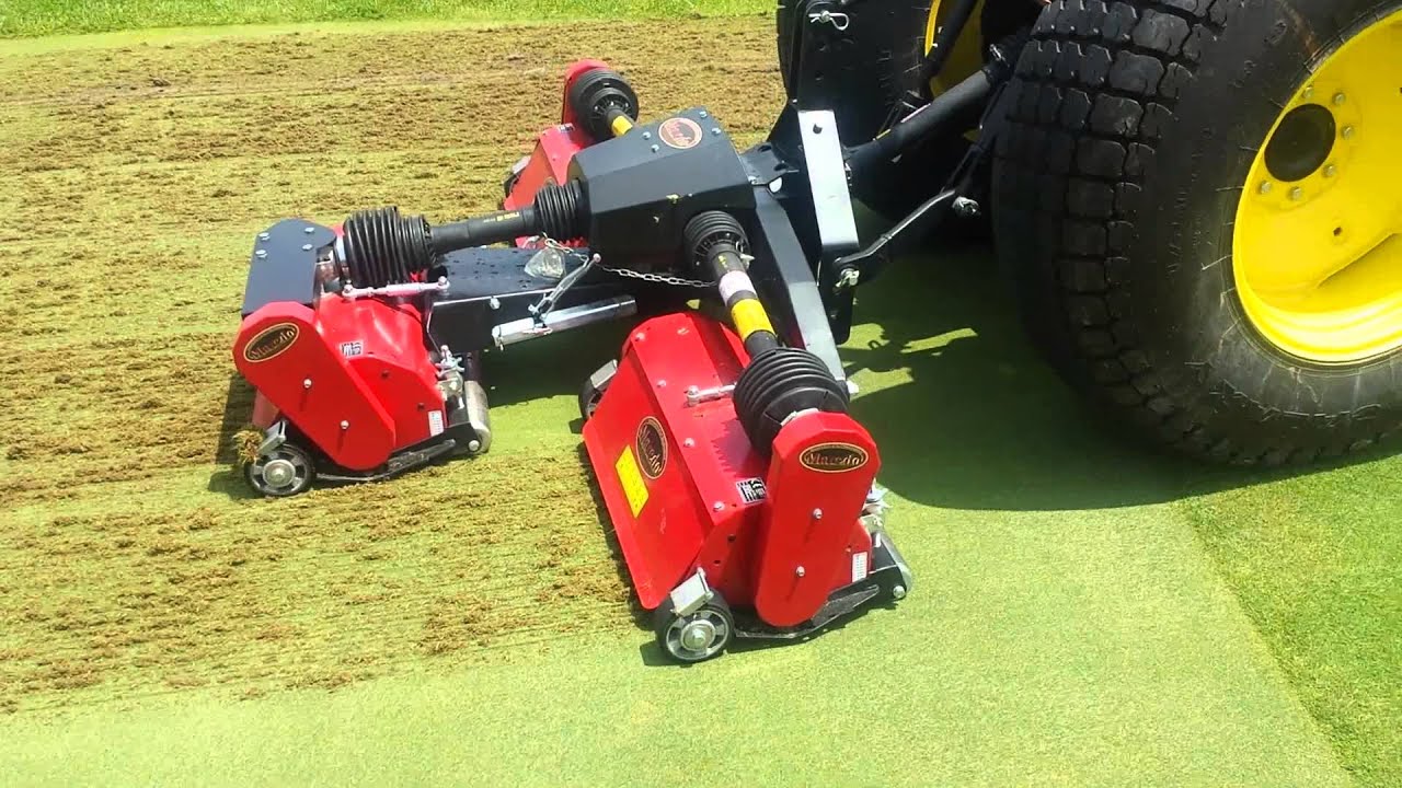 Maredo Verticutter @ Ospreyvalley Golf - YouTube