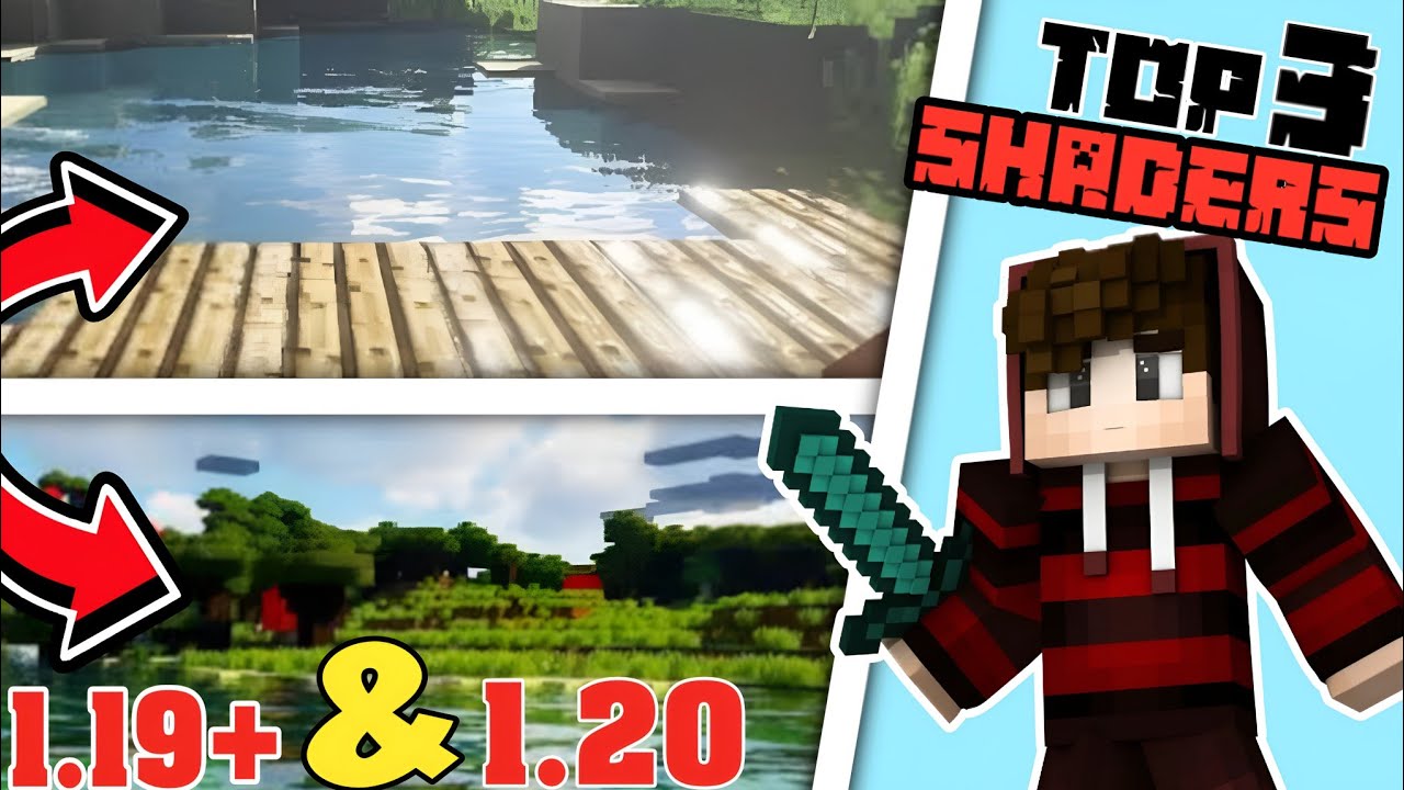 🔥Top 3 Realistic Shaders For Minecraft PE {1.19+ OR 1.20} #minecraft # ...