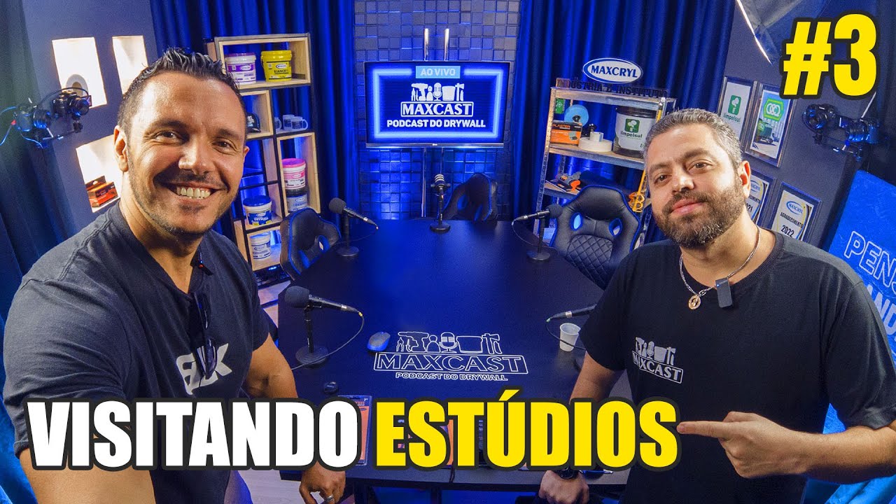 #3 Visitando Estúdios - PODCAST MaxCast [LEIA A DESCRIÇÃO] - YouTube
