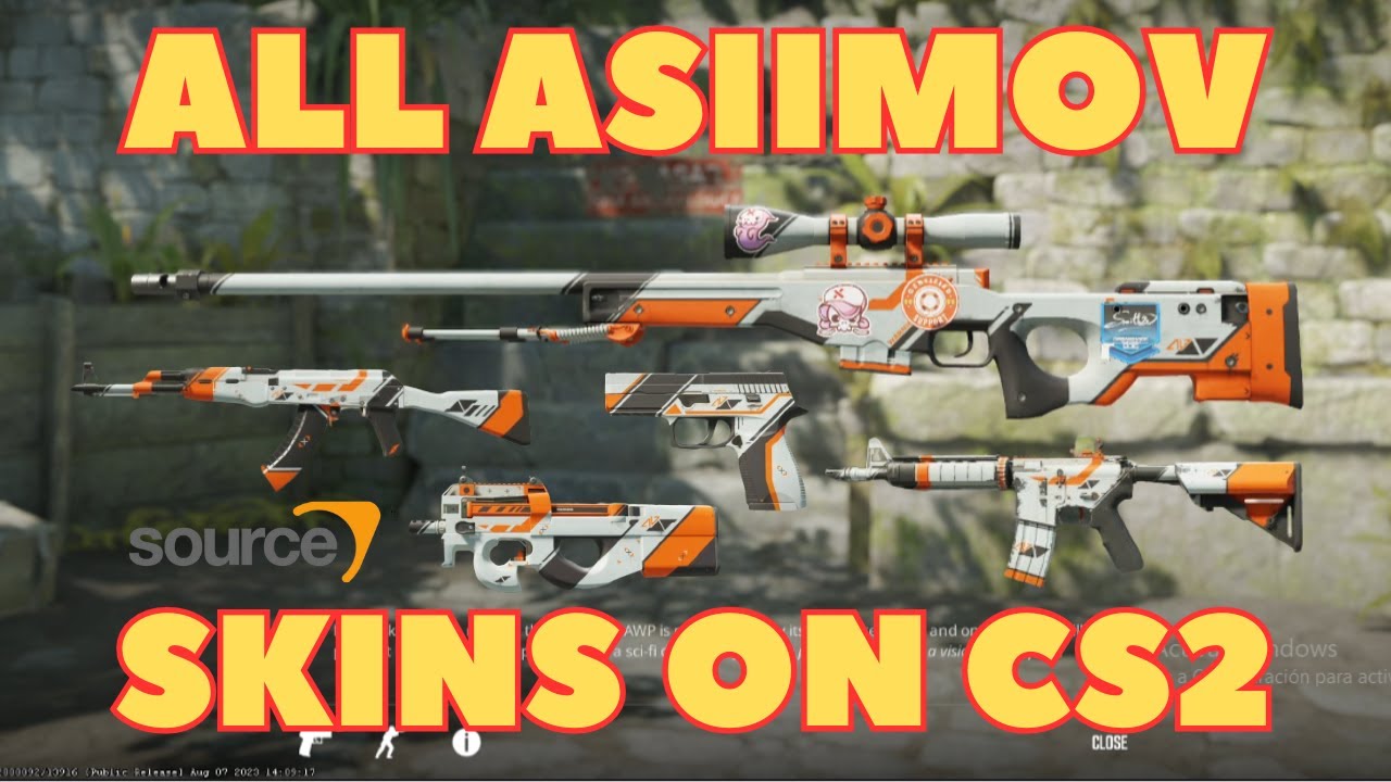 ALL ASIIMOV SKINS SHOWCASE IN COUNTER STRIKE 2 | CS2 | LAST UPDATE ...