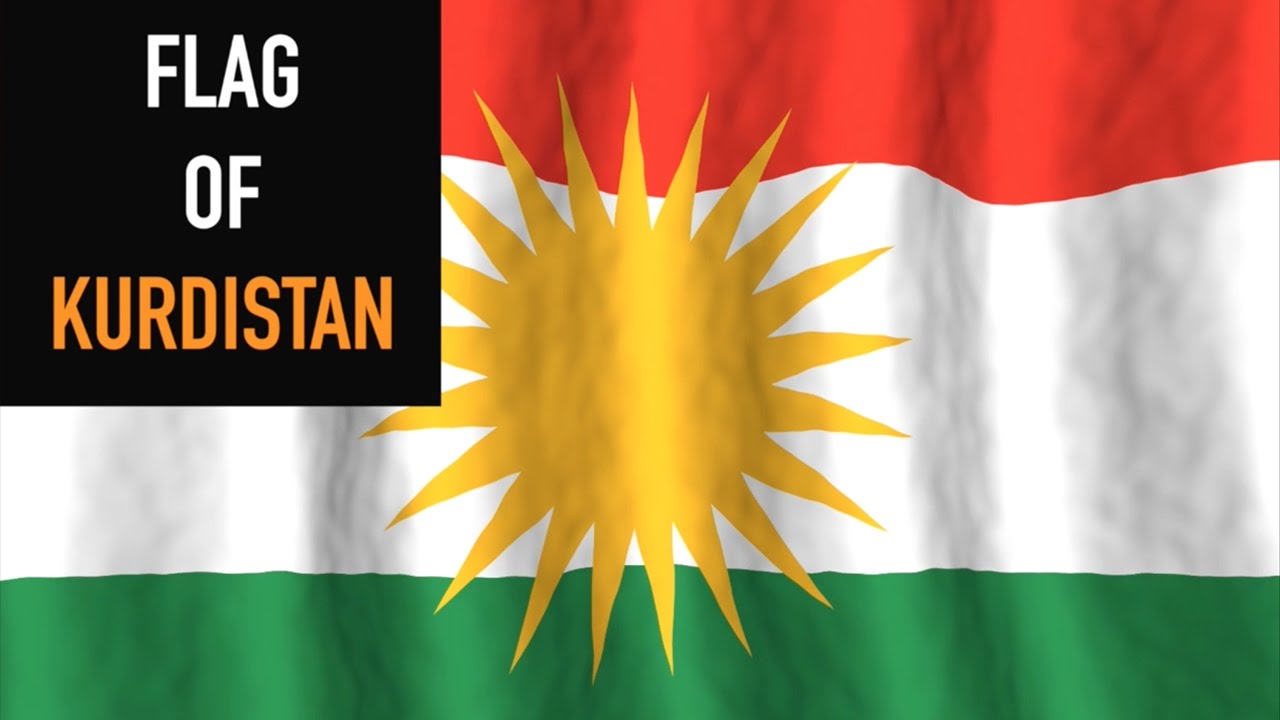Flag of Kurdistan (Alaya Rengîn) - YouTube