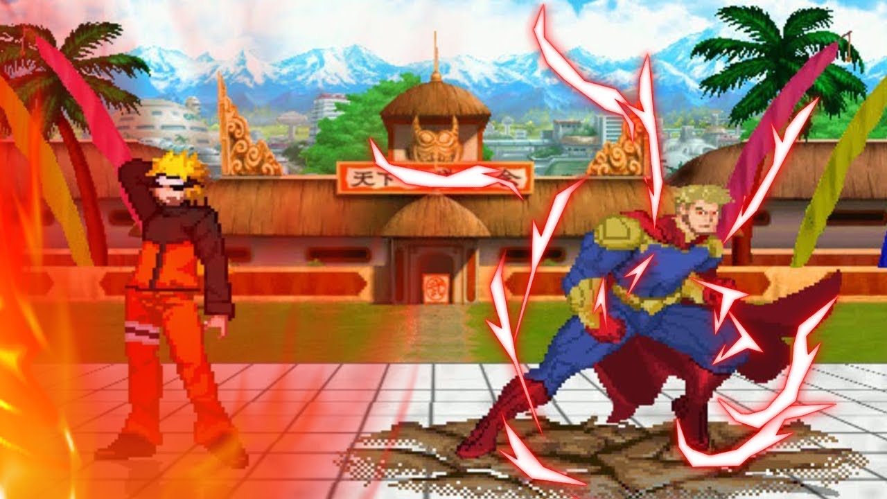 NARUTO UZUMAKI VS HOMELANDER | Batalha brutal | MUGEN | - YouTube