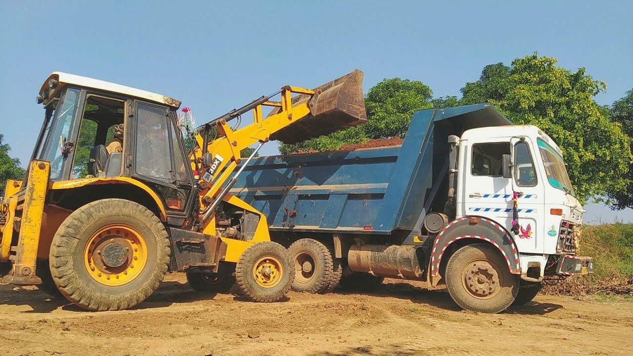 JCB 3DX Machine Sand Loading in Dumper - JCB 3DX New Model 2021 | JCP ...