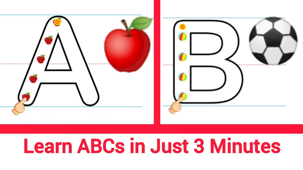 Learn ABCs in Just 3 Minutes! || ABCD for Kids – Easy Alphabet Learning ...