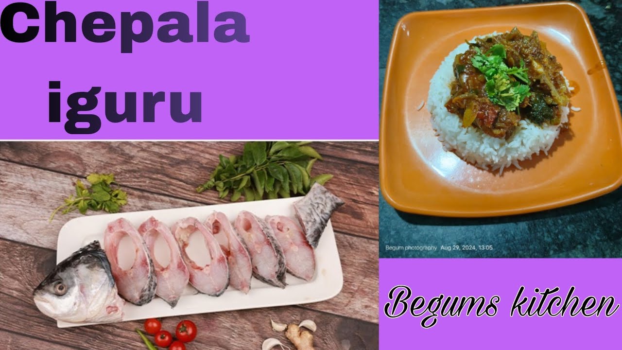 Chepala iguru || pandugappa || cooking vlogs || Begums kitchen - YouTube