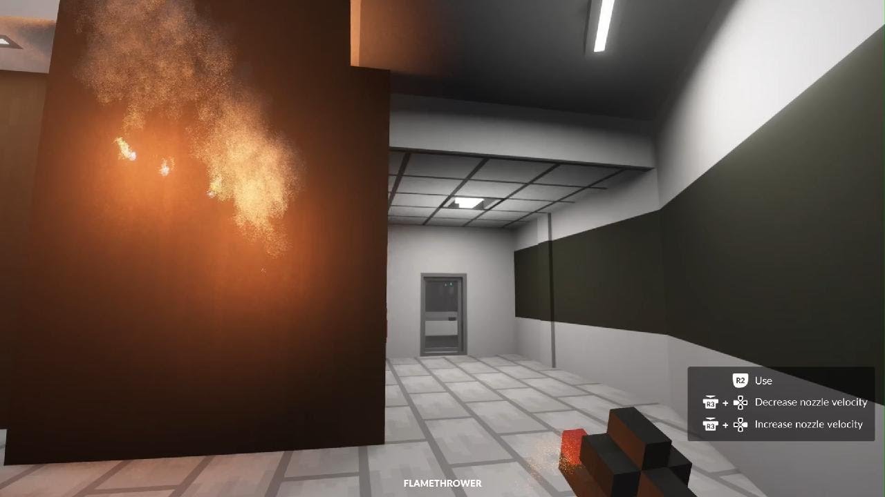 Teardown flamethrower realism test - YouTube