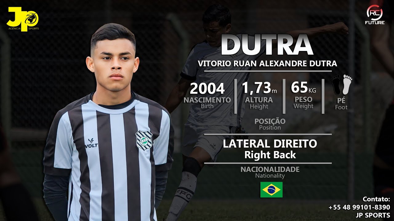 Dutra - Lateral Direito (Right Back) - 2004 (2023) - YouTube