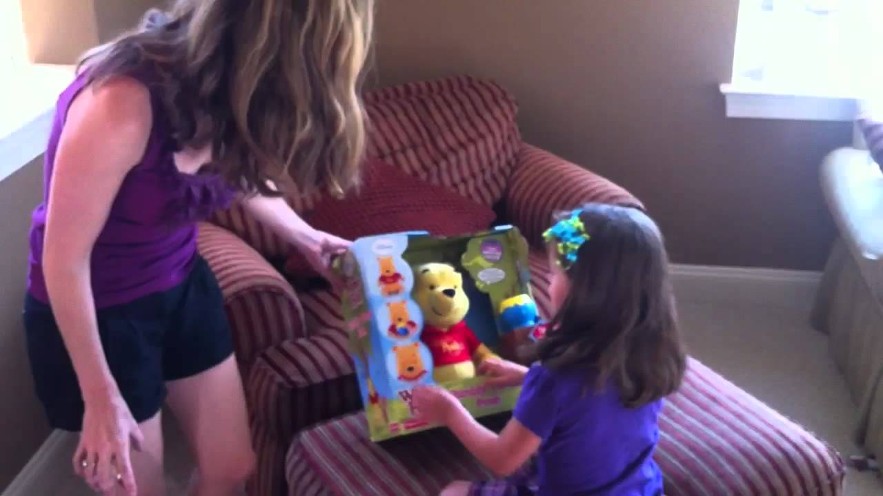 Disney Rumbly Tummy Pooh toy - YouTube