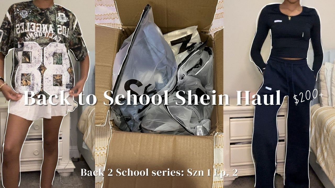 BACK TO SCHOOL SHEIN HAUL | back 2 school series Szn. 1 Ep. 2 - YouTube