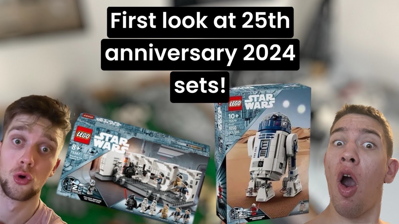 First look at 25th anniversary Lego Star Wars sets! - YouTube