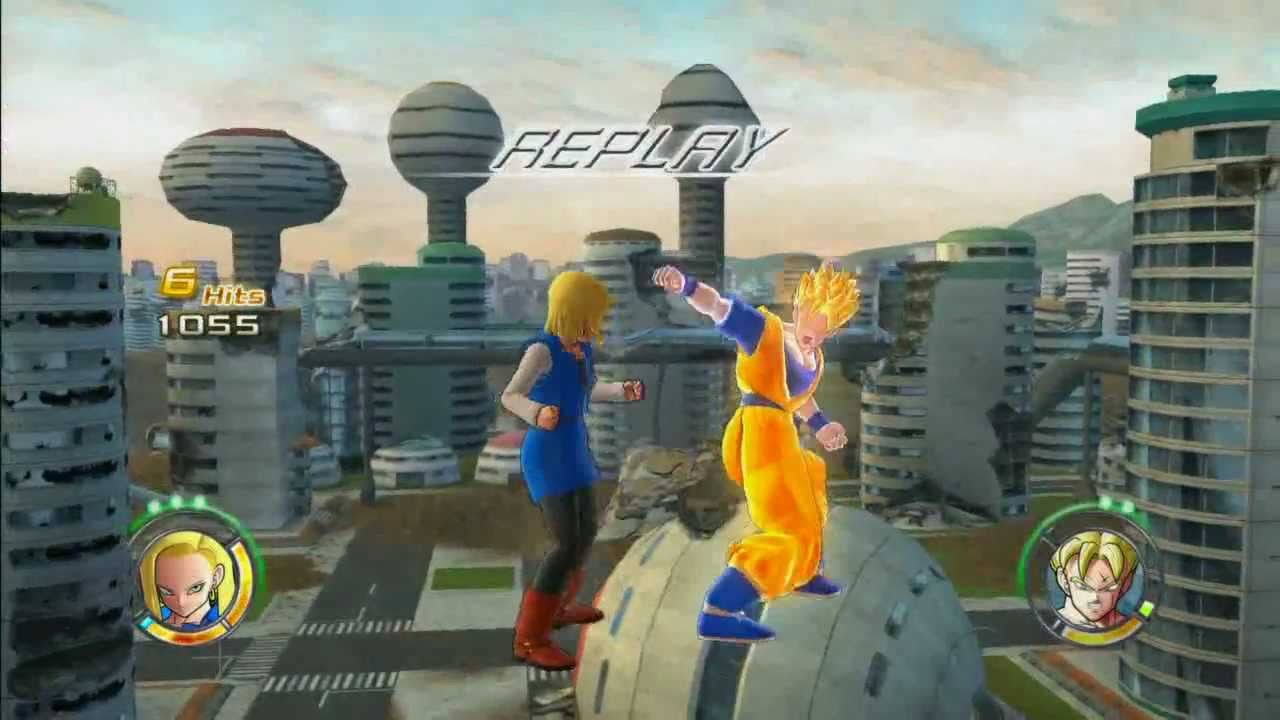 Dragonball Raging Blast 2 - Android #17 & #18 vs Future Trunks & Future ...