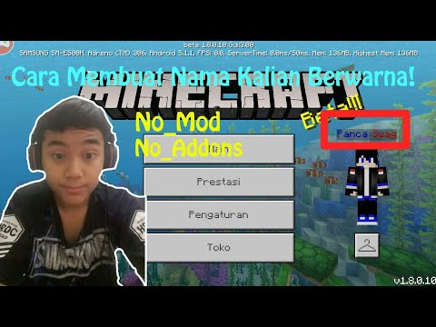 Cara membuat nama berwarna di Minecraft - YouTube