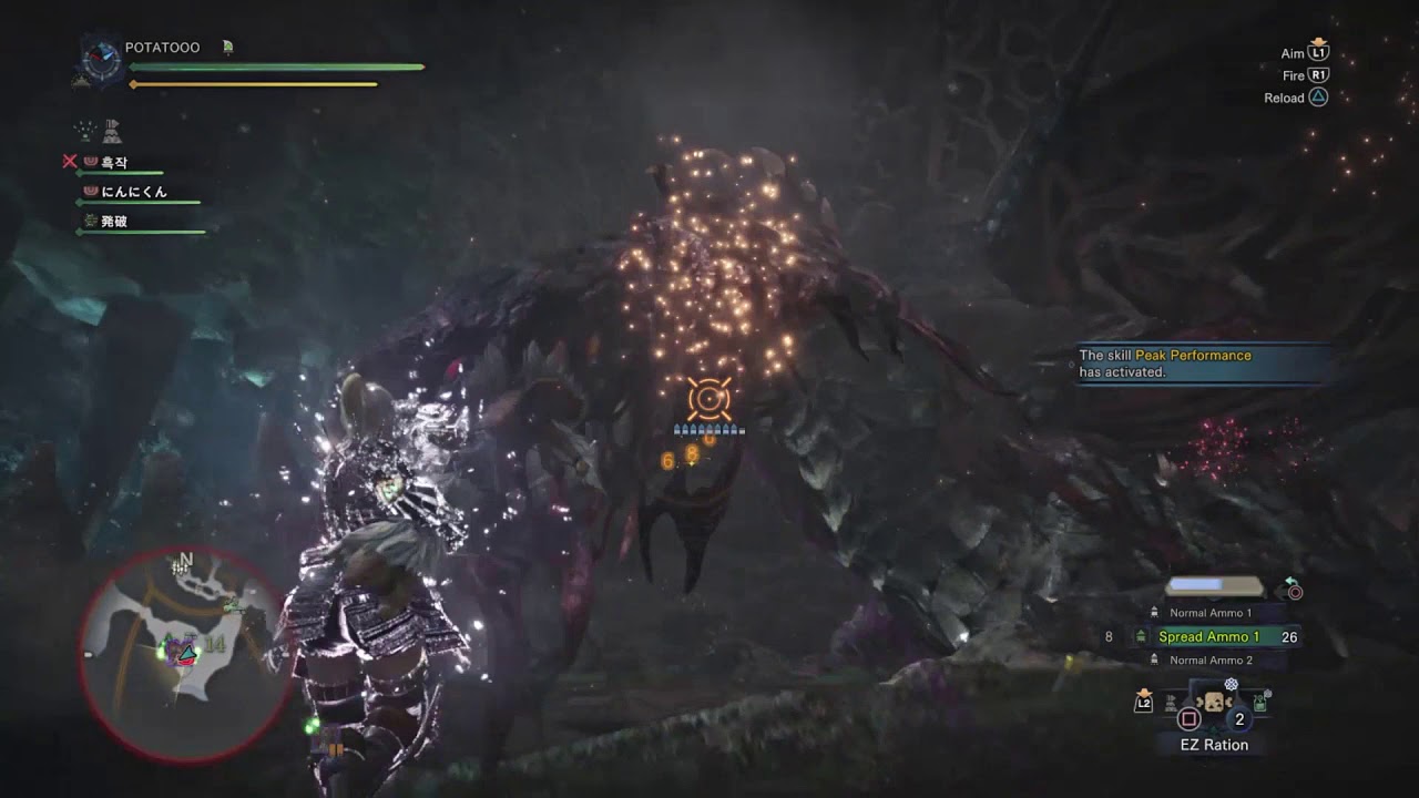 Monster Hunter World Guard Up Heavy Bowgun - Vaal Hazak - YouTube
