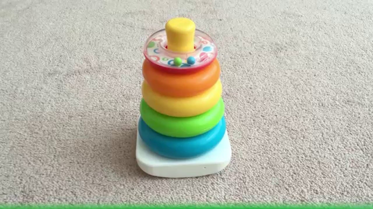 Fisher-Price Rock-a-Stack Plastic Rings - YouTube