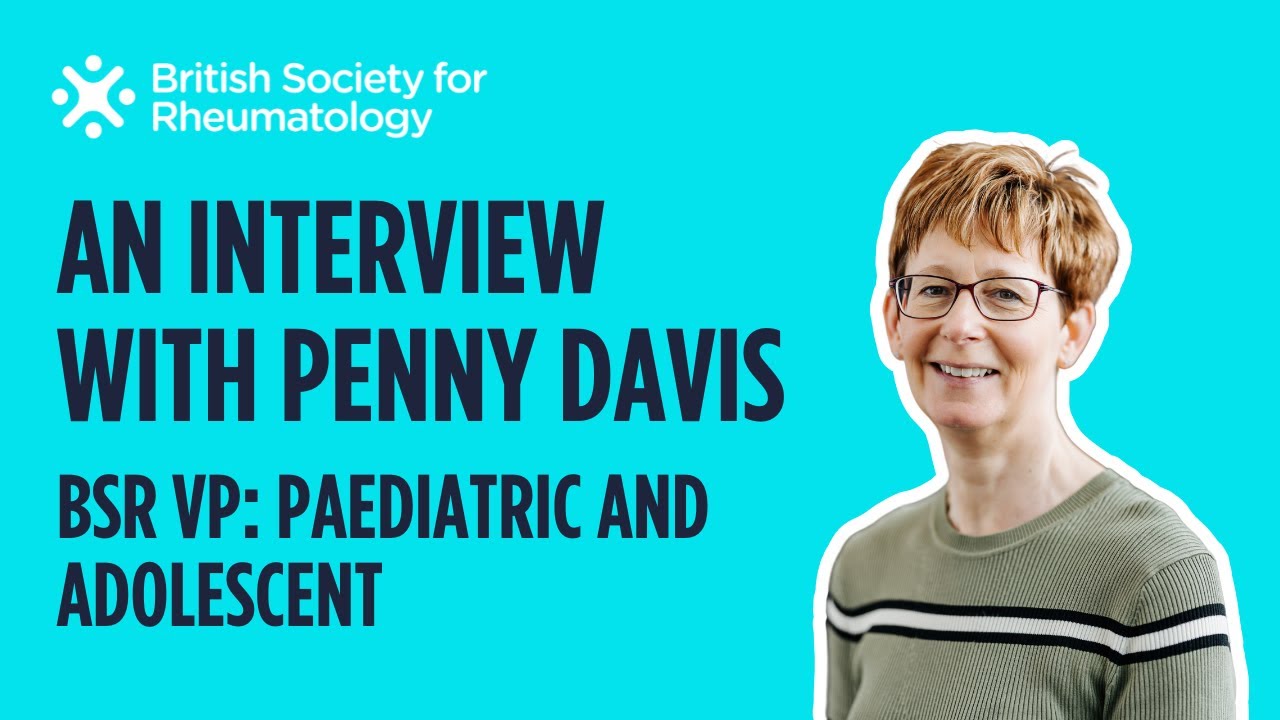 BSR appoints new VP for Paedatric and Adolescent - Penny Davis - YouTube