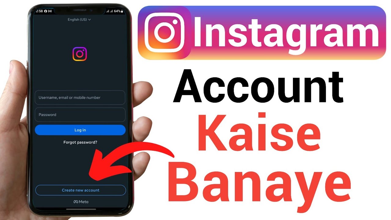 Instagram account kaise banaye | How to create instagram account - YouTube