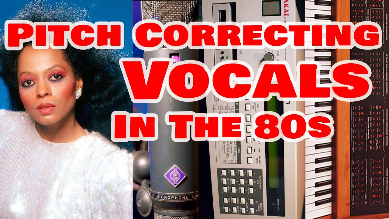 Vocal pitch correction in the 80s | Done manually with samplers - YouTube