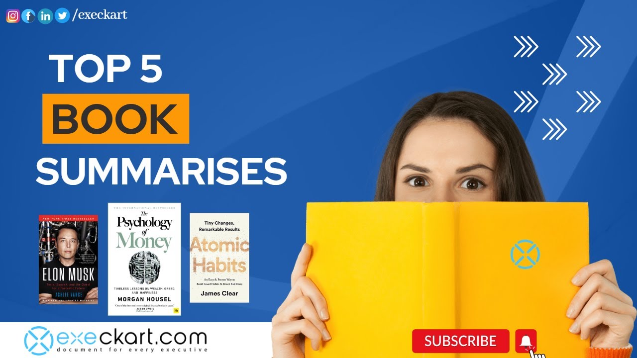 Top 5 Book Summaries Free execkart YouTube top-5-book-summaries-free-execkart-youtube