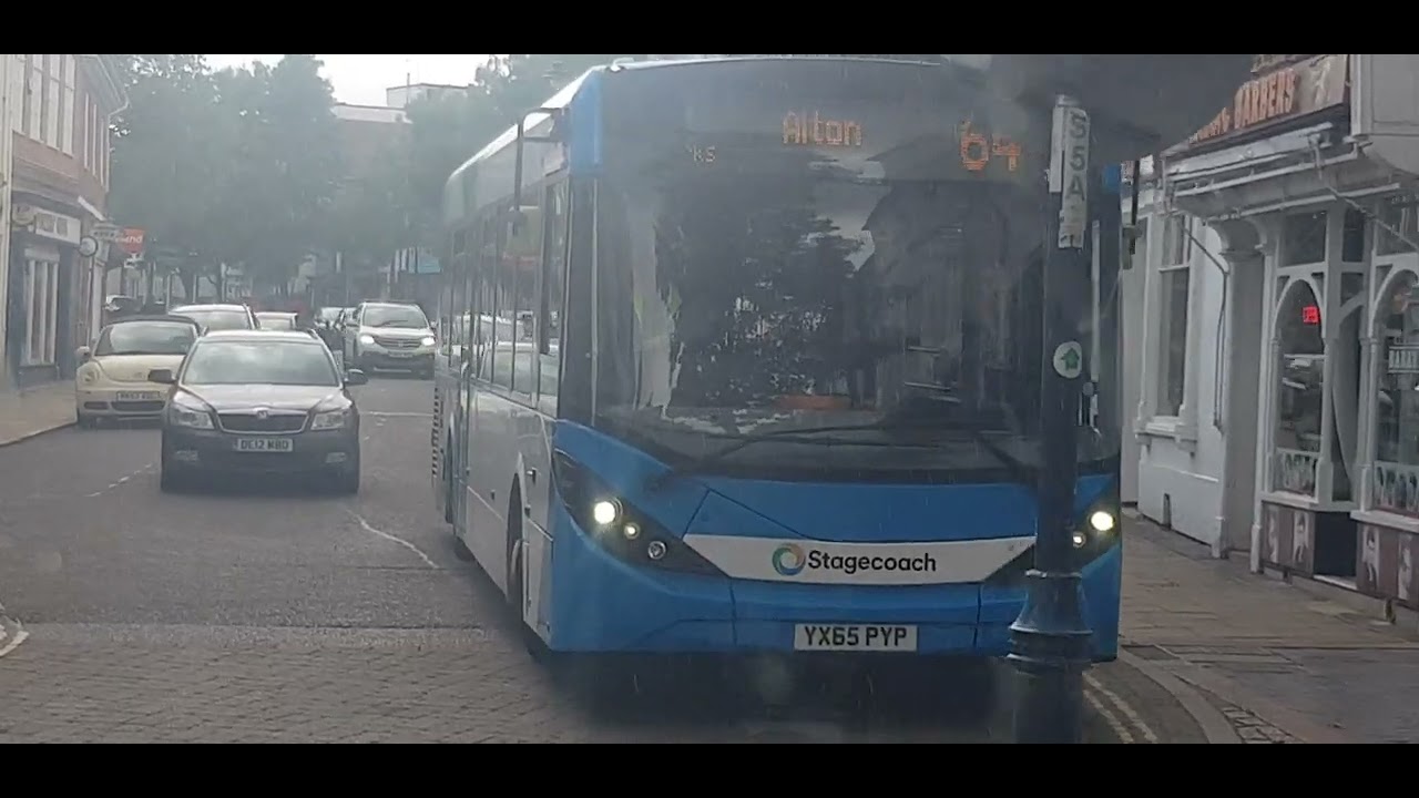 Here is the new livery stagecoach bus 37407 on the number 64 in Alton ...