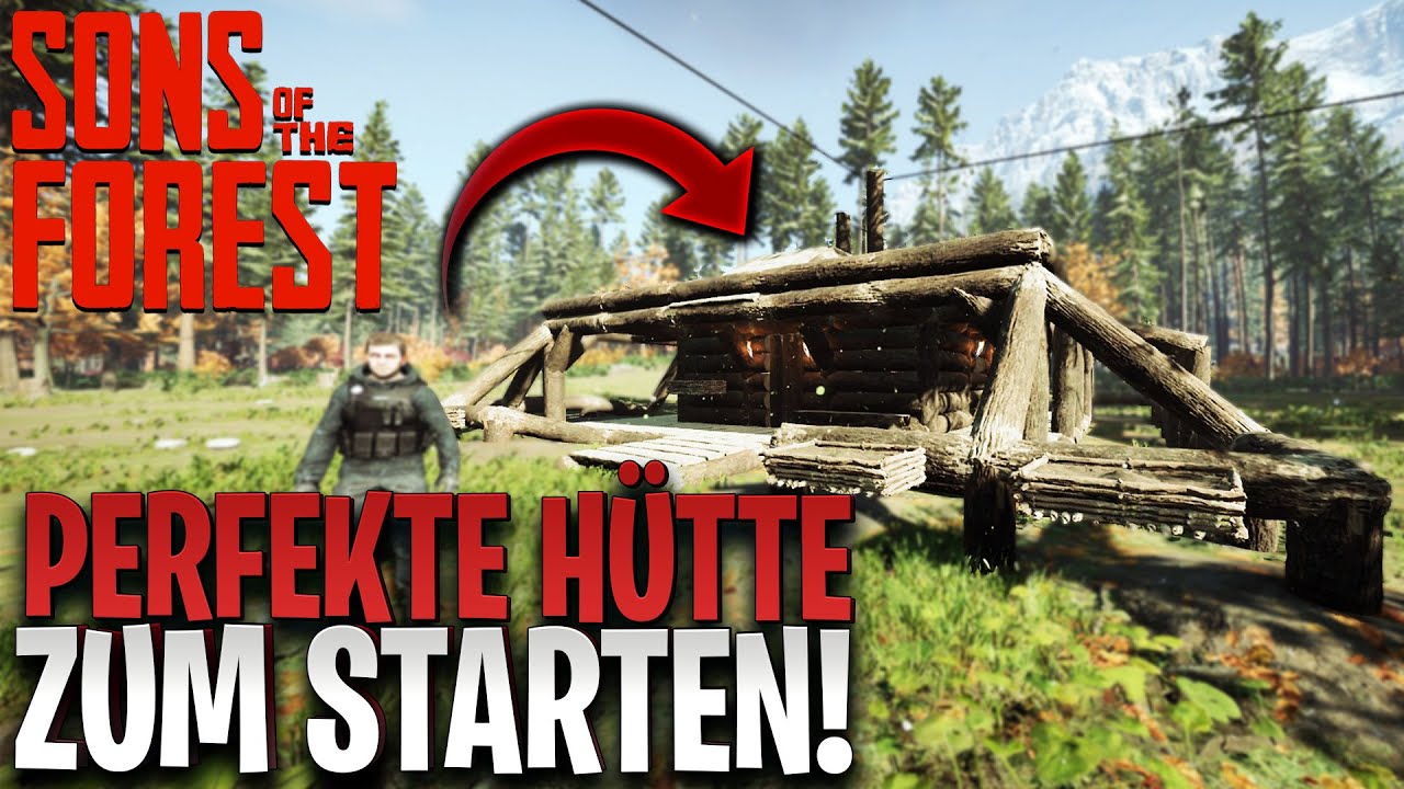 Sons Of The Forest | PERFEKTE STARTERBASE! (Bauideen) - YouTube