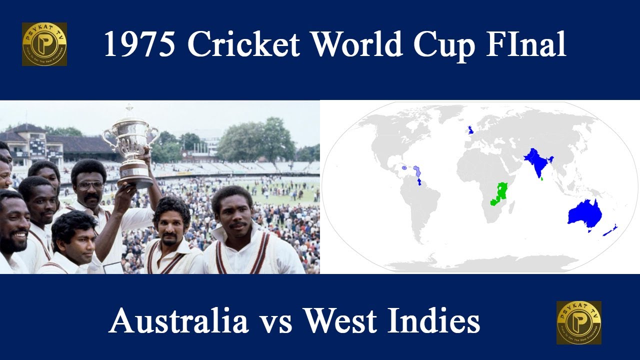 Australia vs West Indies - 1975 Cricket World Cup Final - YouTube