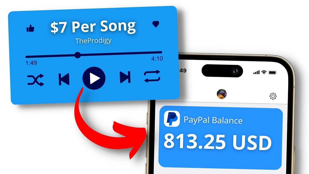 Earn $7 PER SONG Listened To - Make Money Online - YouTube