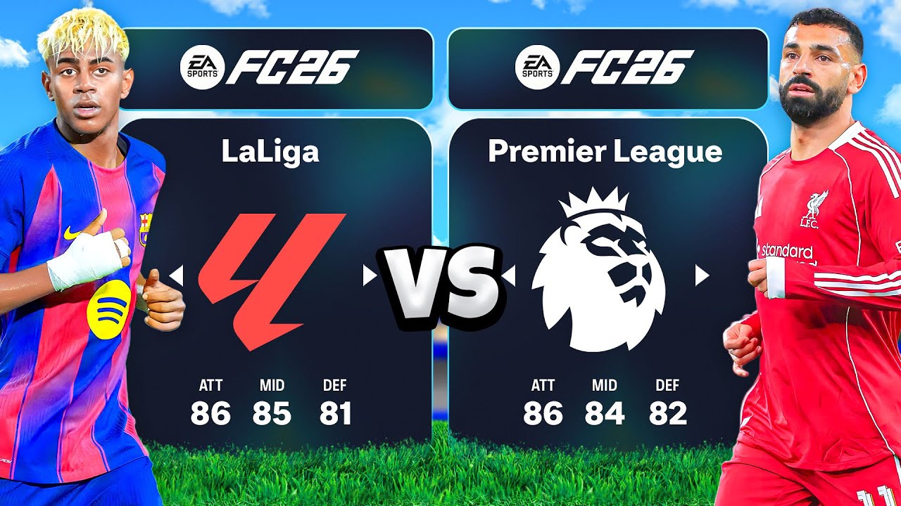 PREMIER LEAGUE vs. LA LIGA... in FC26! - YouTube
