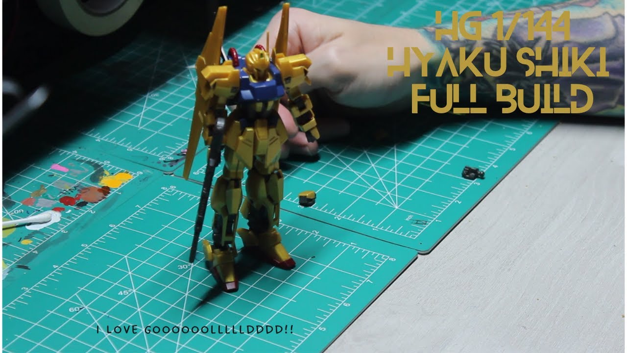 Hg 1/144 Hyaku Shiki Full Build - YouTube