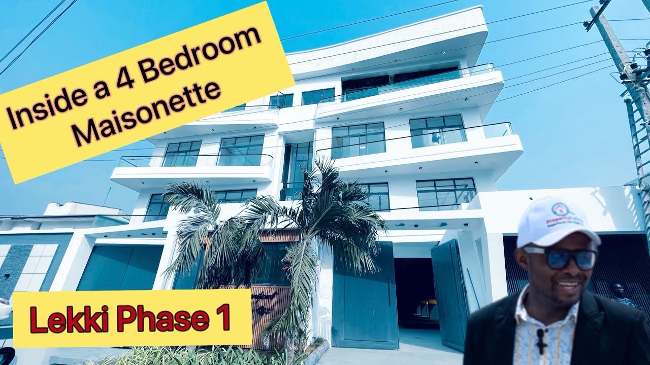 Inside Luxurious 4 Bedroom Maisonette in Lekki Phase 1 | Luxury ...