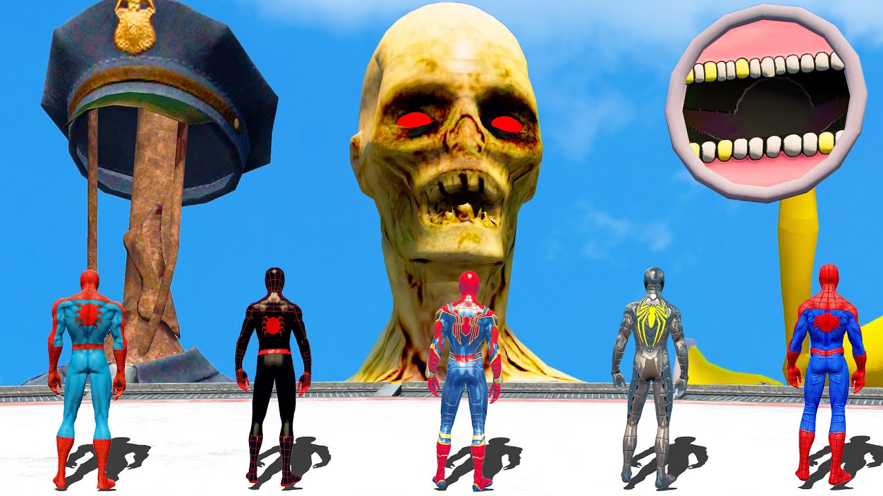 SPIDER MAN ARMY VS SIREN HEAD ARMY | EPIC BATTLE - YouTube