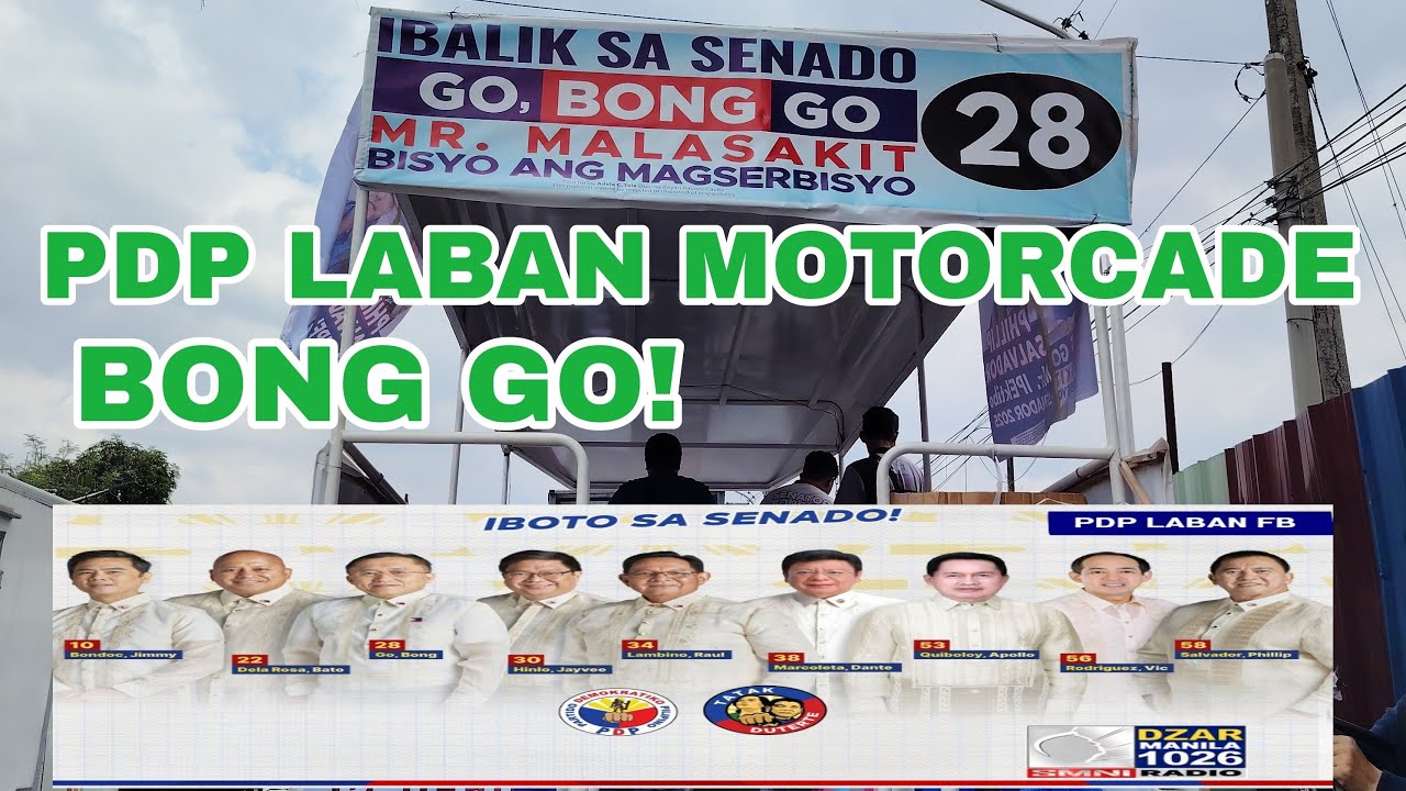TEAM TATAY DUTERTE! PDP LABAN MOTORCADE NAVOTAS! #pdplaban #duterte ...