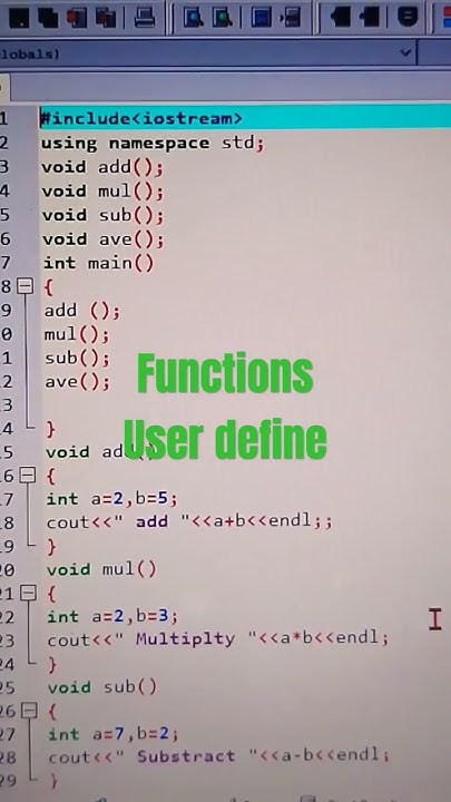 #function#user#define#code #guide #codingforbegginers #info #mudassar #easycode #learncoding # ...