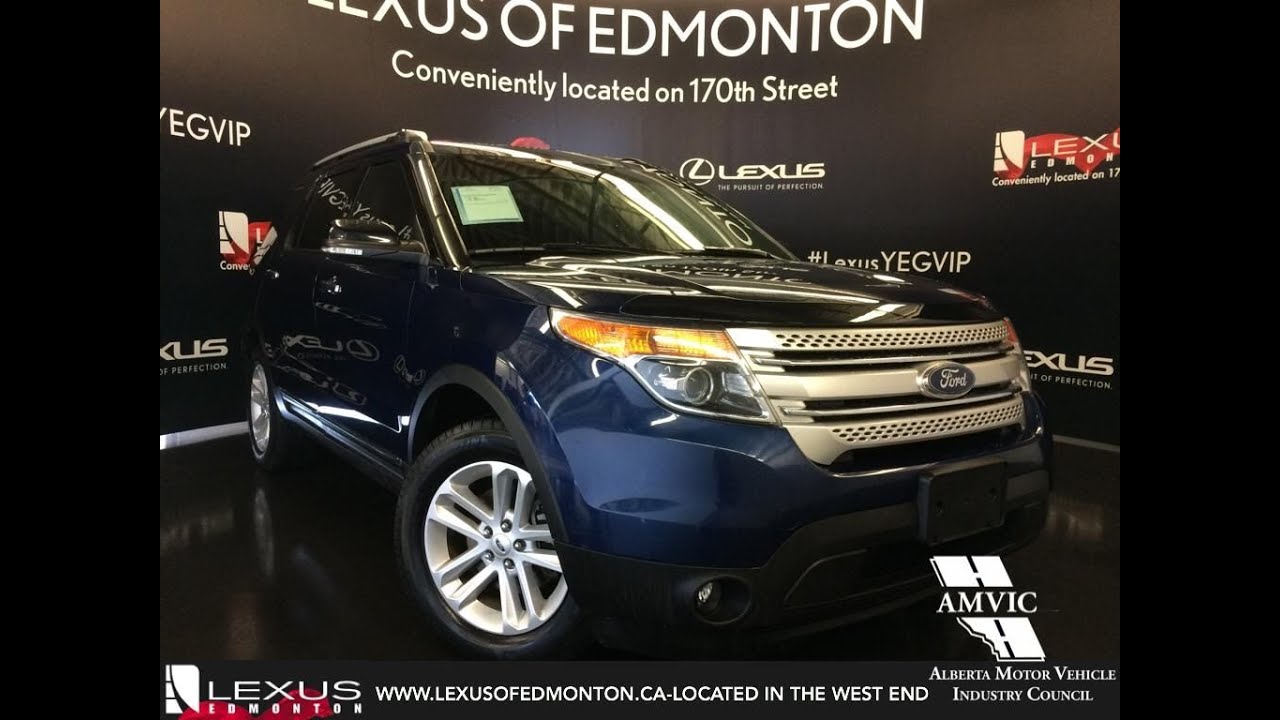Used 2012 Dark Blue Ford Explorer 4WD XLT In Depth Review | Athabasca ...
