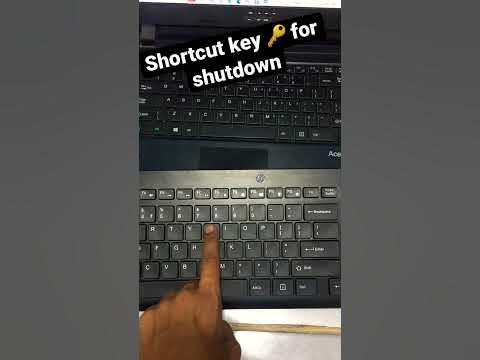 Laptop shutdown shortcut key 🔑 || how to pawer off #viral #pc #shorts ...