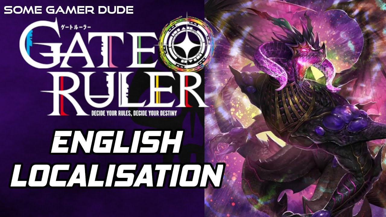 Gate Ruler TCG Review Addendum - English Localisation - YouTube