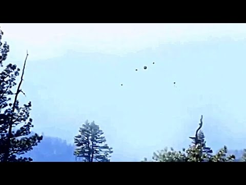 UFO Sighting - Multiple Orbs Caught over Forest Area | Video - YouTube