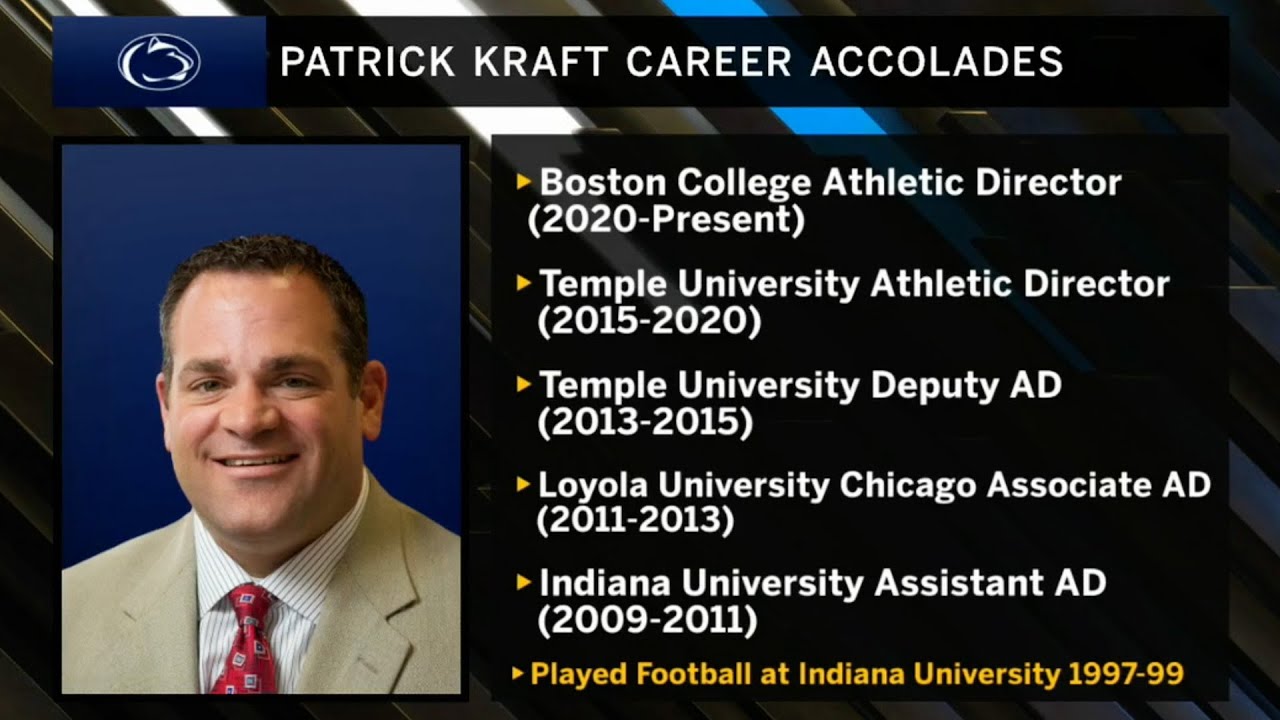 Breaking News: Penn State Tabs Patrick Kraft as Next VP of ...