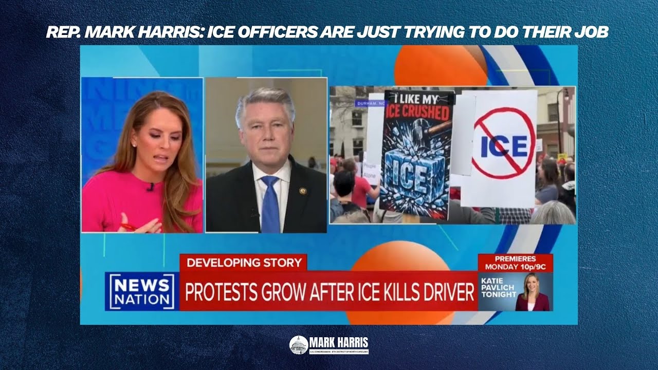Rep. Mark Harris: ICE Officers Are Just Trying to Do Their Job - YouTube