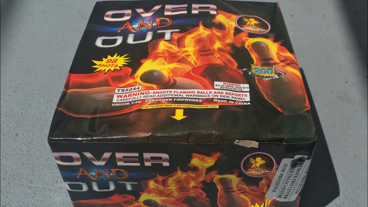 Over And Out by T-SKY Fireworks - YouTube