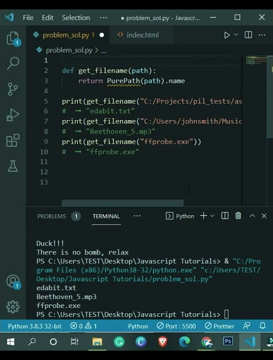 Shorts Programming Coading Python Return Selected File Name From Path Writing A Python