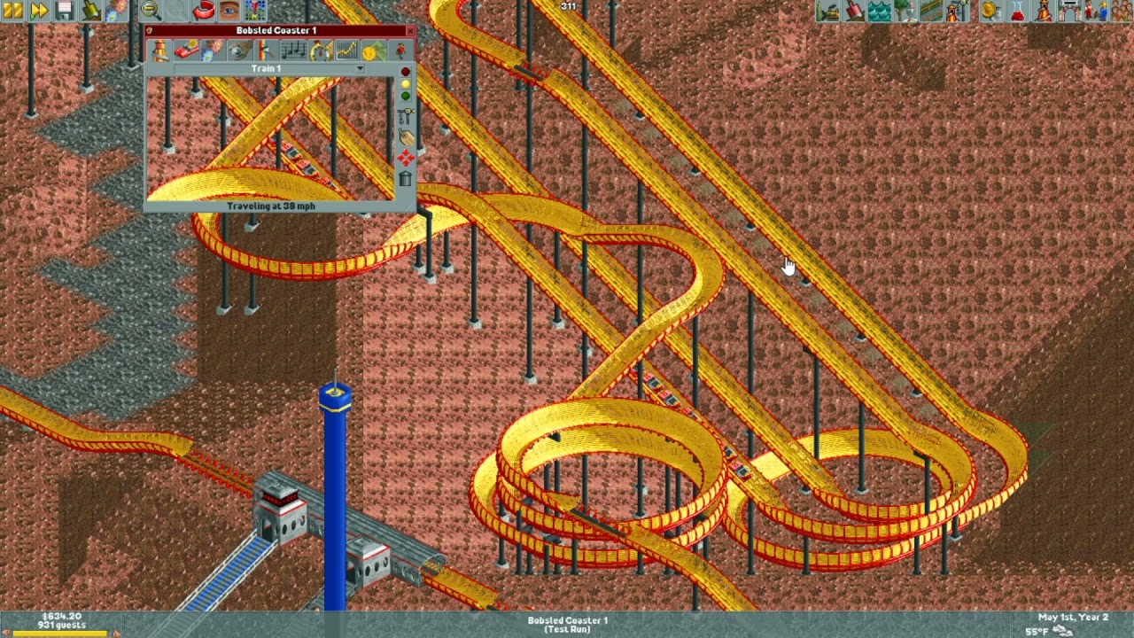 OpenRCT2 - VJ's Scenario Pack - Ruddy Moon Year 2 - YouTube