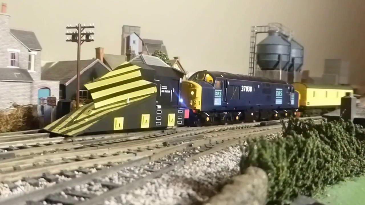 Flangeway Independant Snow Plough Train, Class 37 DRS Sound on VCs ...