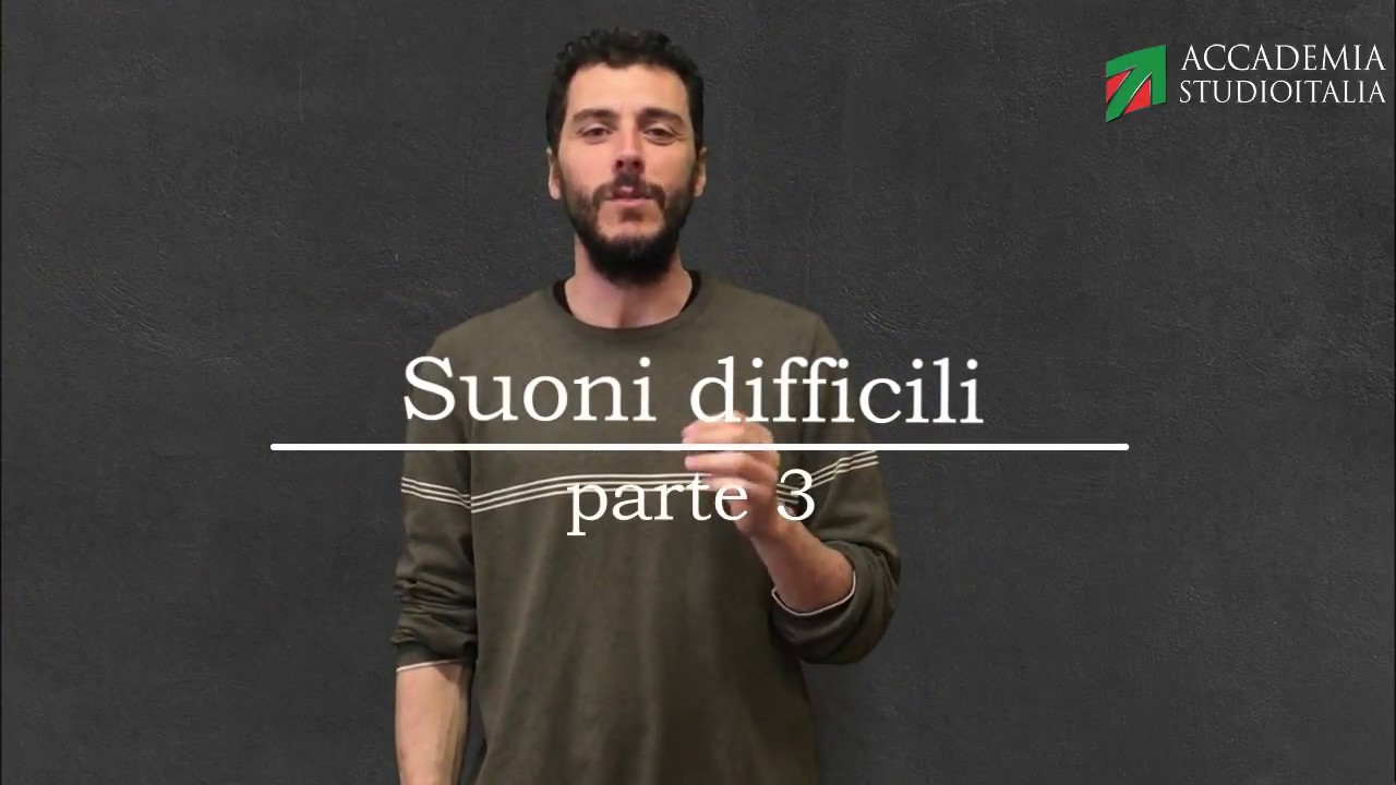 Suoni difficili 3 - YouTube