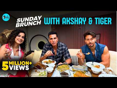 Akshay Kumar & Tiger Shroff On Sunday Brunch X Kamiya Jani | EP 130 | Curly Tales