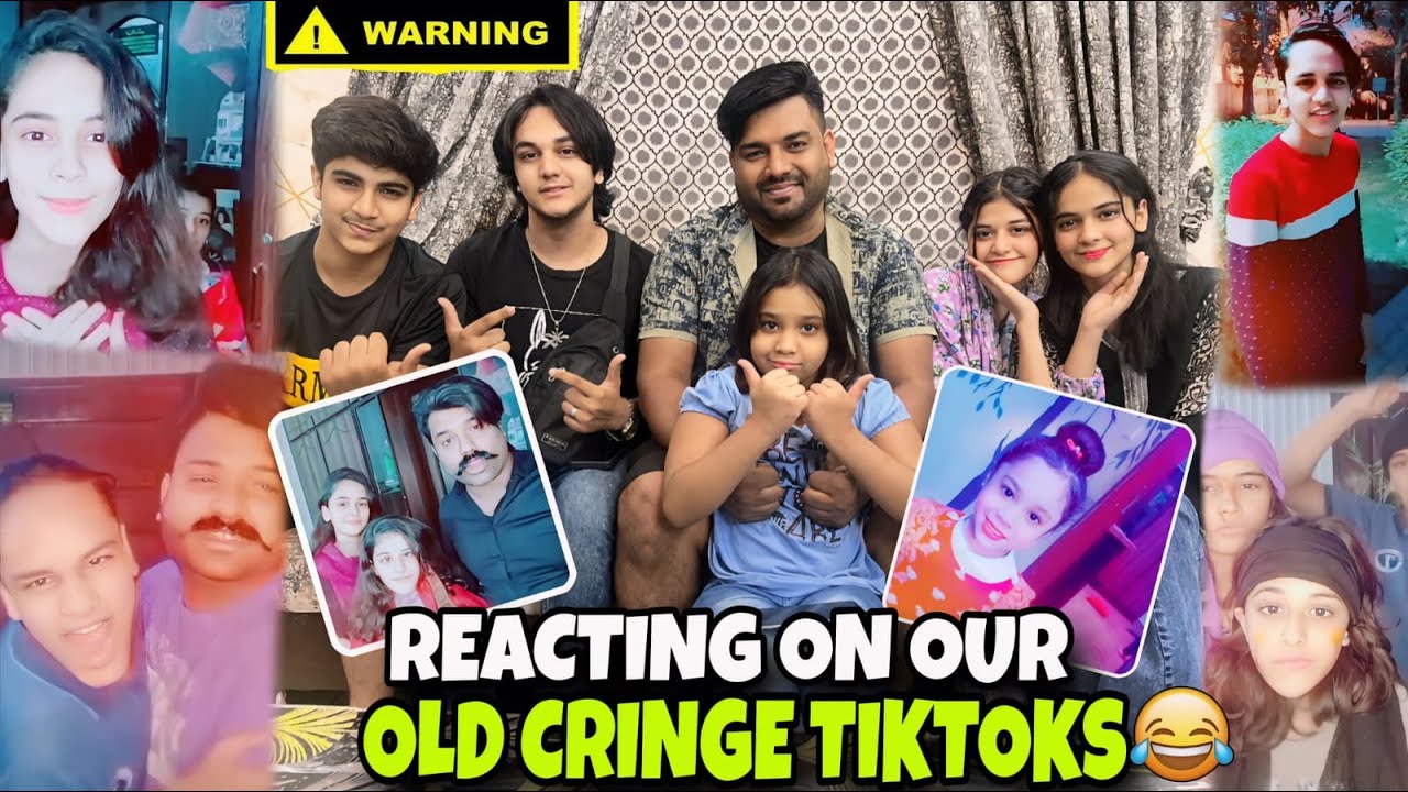 REACTING TO OUR OLD CRINGE TIKTOKS😂😂 // FUNNY CRINGE VIDEOS - YouTube