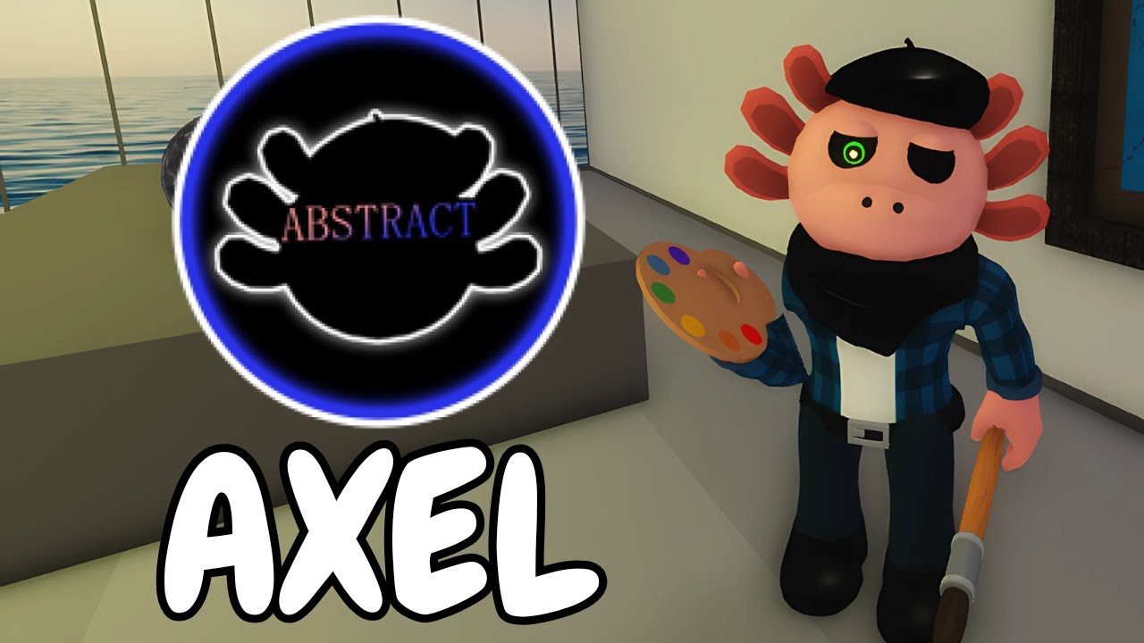 How To Get "ABSTRACT" BADGE + AXEL SKIN In Piggy: But its 200 Players ...