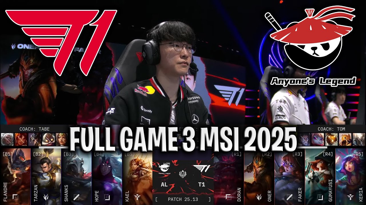 CAN T1 GET MATCH POINT?😱 - T1 vs AL GAME 3 MSI 2025 PLAYOFFS | T1 vs AL ...