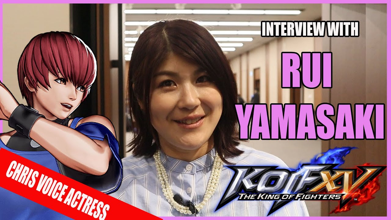 Interview With Rui Yamasaki Voice Actress of Chris From KOFXV - YouTube