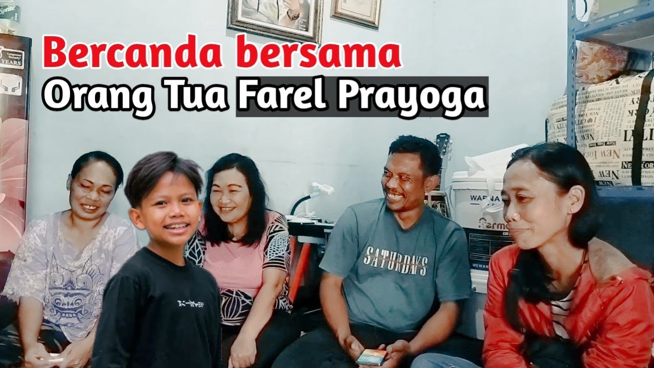 Orang Tua Farel Prayoga dan Keluarga || Ramah, Sederhana - YouTube