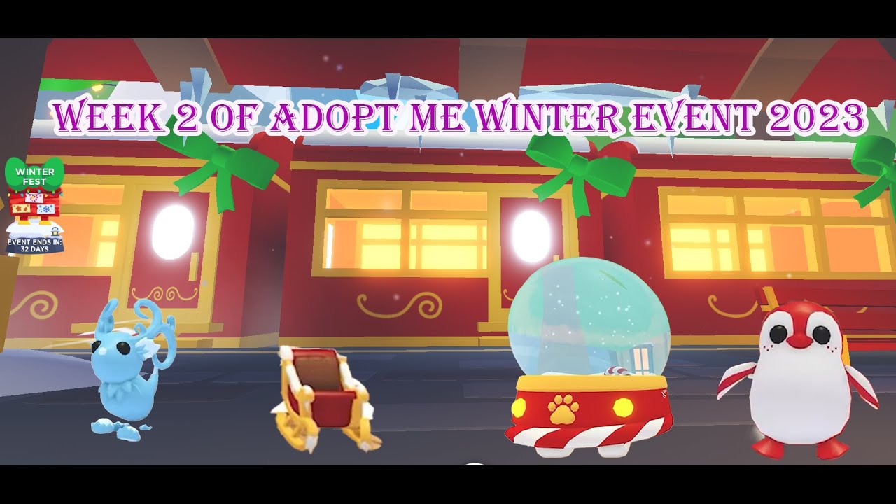 ADOPT ME WEEKLY WINTER EVENT UPDATE WEEK 2 - YouTube